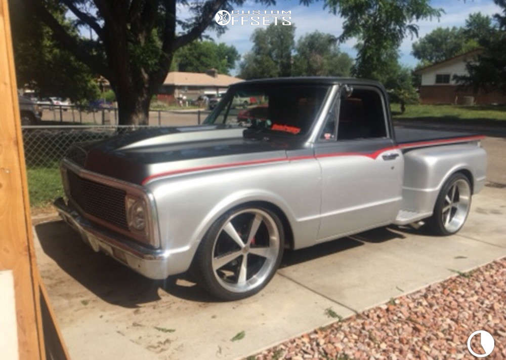 1967 Chevrolet C10 with 22x9 15 American Racing Nova and 285/45R22 ...