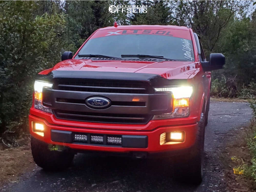 2018 Ford F-150 with 20x9 18 Mayhem Assault and 35/12.5R20 Antares Deep ...