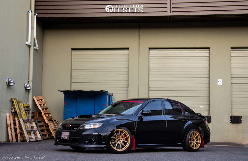 2011 Subaru WRX Wheel Offset Flush Coilovers | 799812 | Custom Offsets