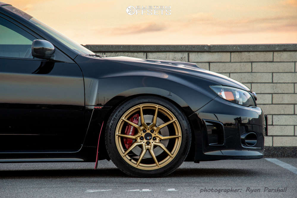 2011 Subaru WRX Wheel Offset Flush Coilovers | 799812 | Custom Offsets