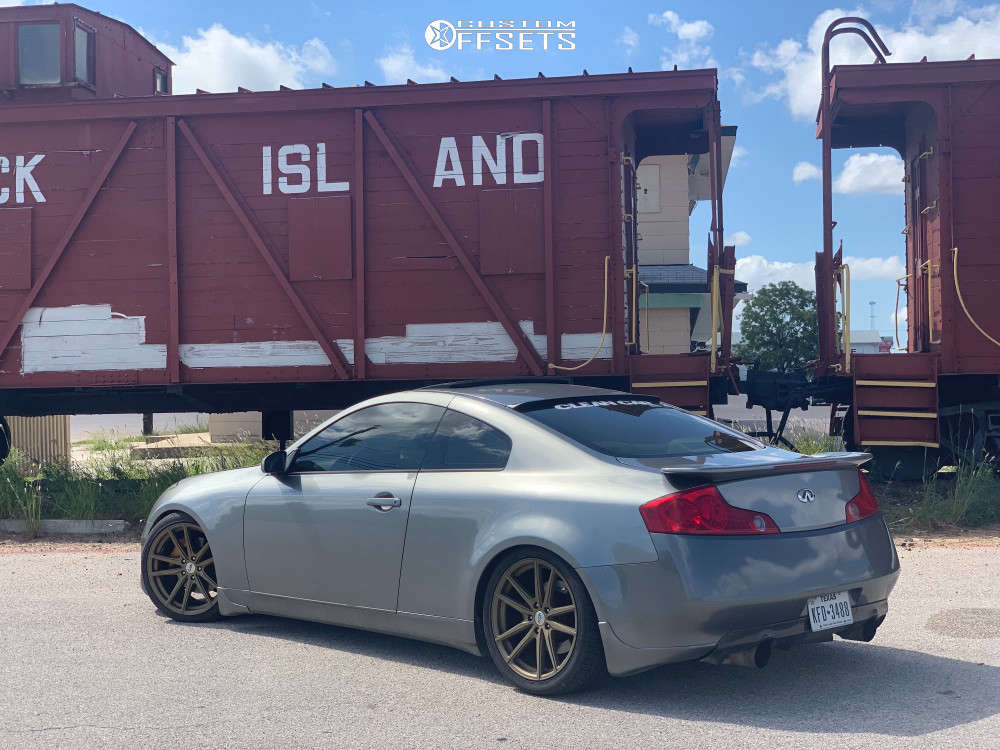 2004 INFINITI G35 with 19x9.5 35 Neoz 5018 and 225/40R19 Nitto Motivo ...