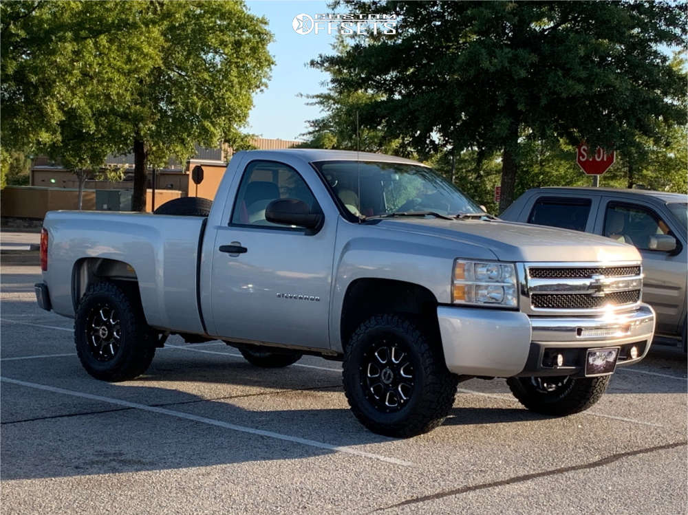 2011 Chevrolet Silverado 1500 with 17x8.5 Vision Fury and 33/10.5R17 ...