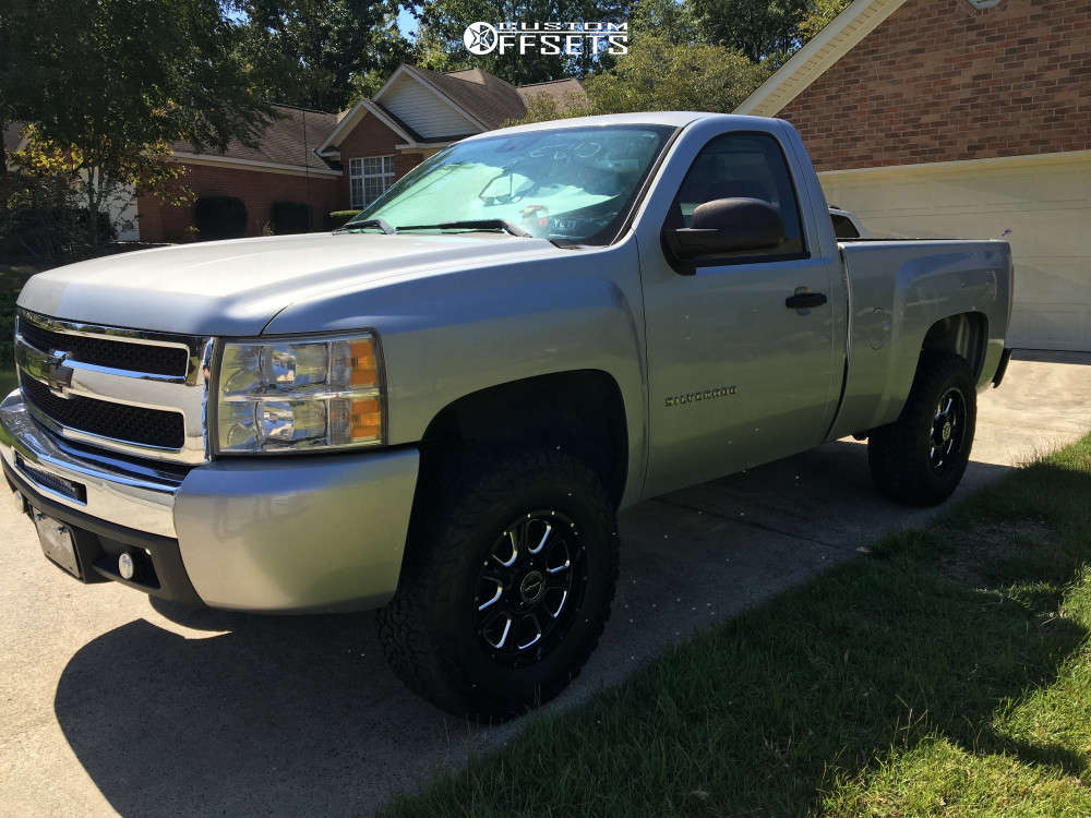 2011 Chevrolet Silverado 1500 with 17x8.5 Vision Fury and 33/10.5R17 ...