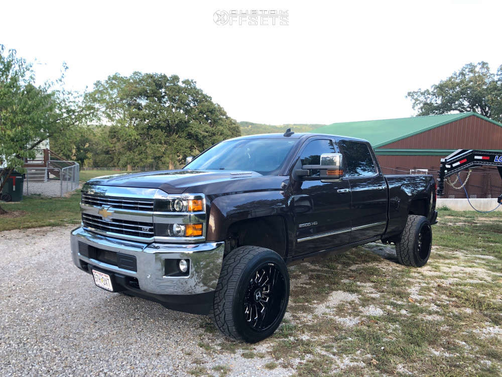 2016 Chevrolet Silverado 2500 HD with 22x12 -44 Hostile Fury and 305 ...