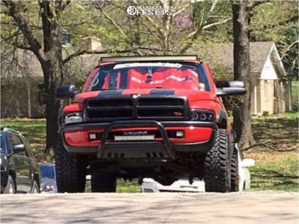 2000 Dodge Ram 1500 with 20x9 18 Black Rhino Mint and 305/55R20 ...