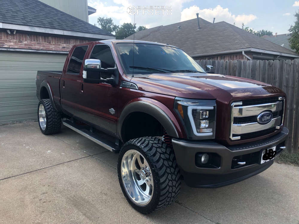 2016 Ford F-250 Super Duty with 24x12 -40 American Force Nightmare Fp ...