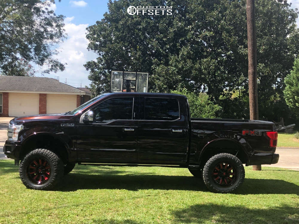 2019 Ford F-150 with 20x10 -18 Fuel Hardline and 35/12.5R20 Nitto Ridge ...