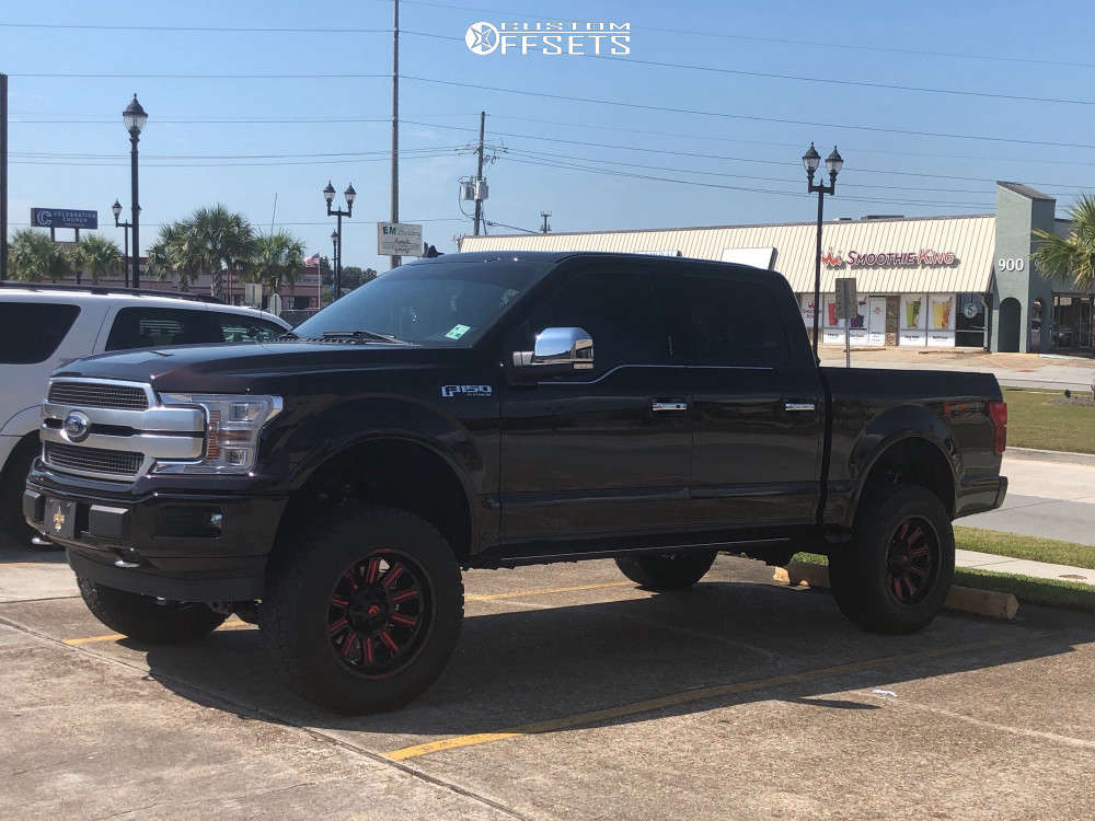 2019 Ford F-150 with 20x10 -18 Fuel Hardline and 35/12.5R20 Nitto Ridge ...