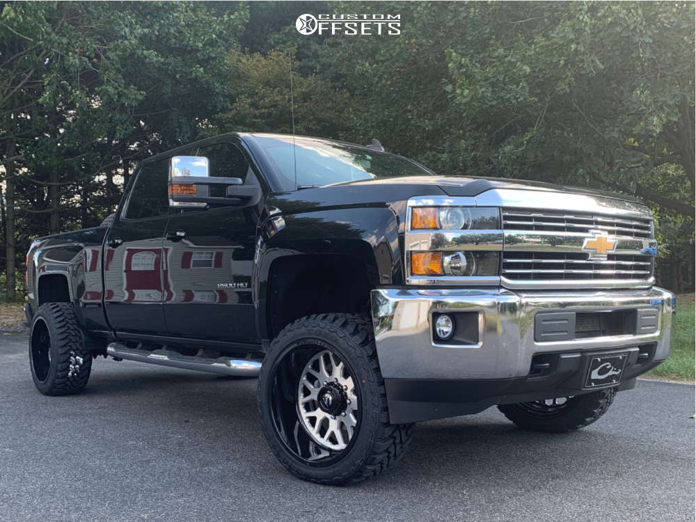 2016 Chevrolet Silverado 2500 HD with 22x12 -51 Fuel Forged Ff19 and 33 ...