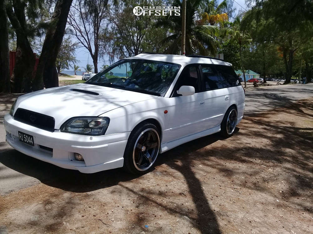 2002 Subaru Legacy with 18x8.5 35 XXR 555 and 225/35R18 Federal ...