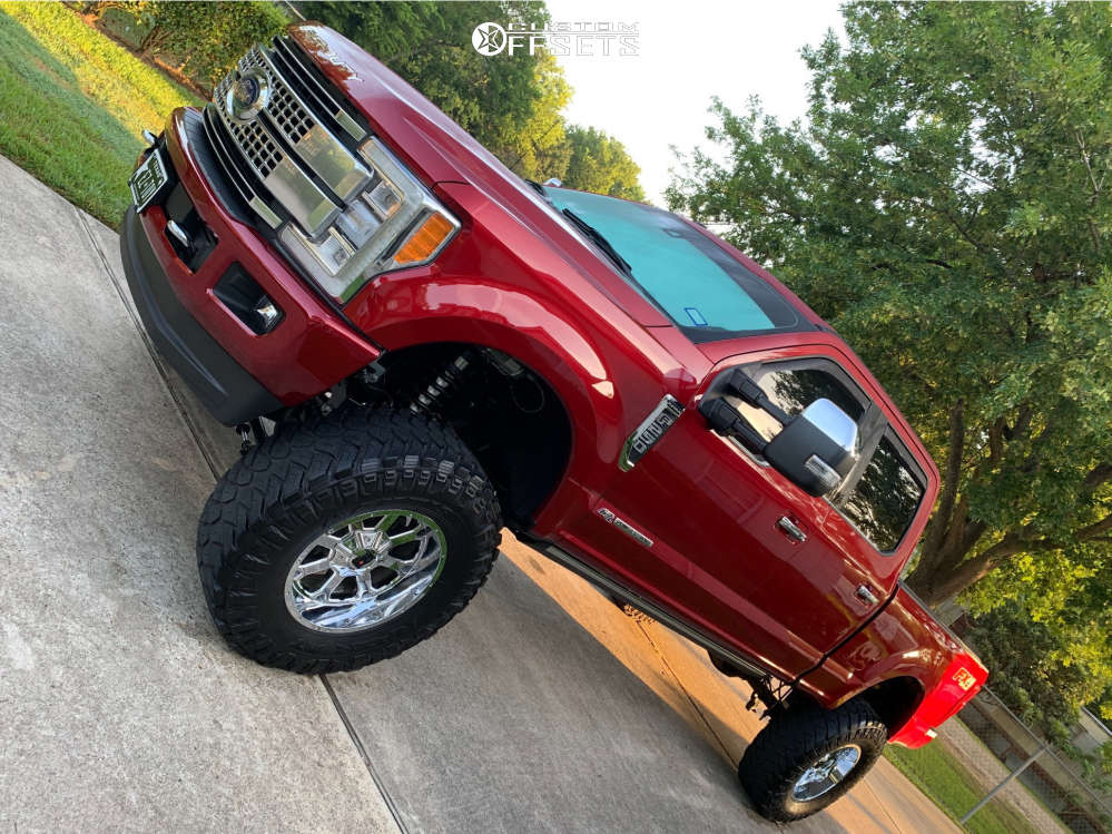 2017 Ford F-250 with 20x10 -24 XD Xd825 and 40/13.5R20 Maxxis Razr Mt ...