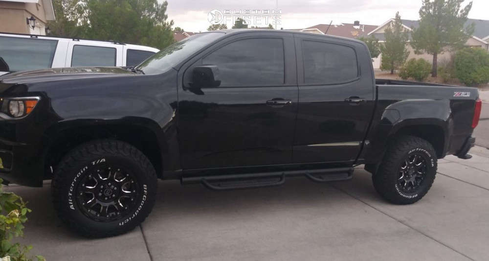 2018 Chevrolet Colorado with 17x9 0 Black Rhino Sierra and 265/70R17 ...