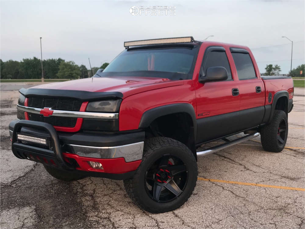 2005 Chevrolet Silverado 1500 with 20x10 -25 Dropstars 648bb and 305 ...