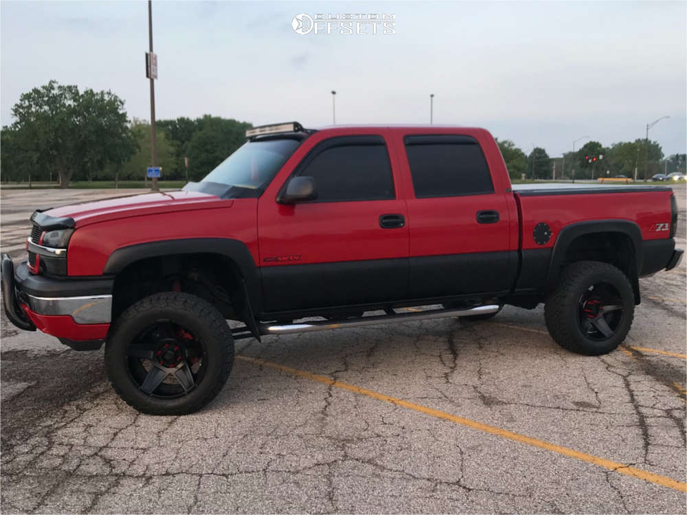 2005 Chevrolet Silverado 1500 with 20x10 -25 Dropstars 648bb and 305 ...