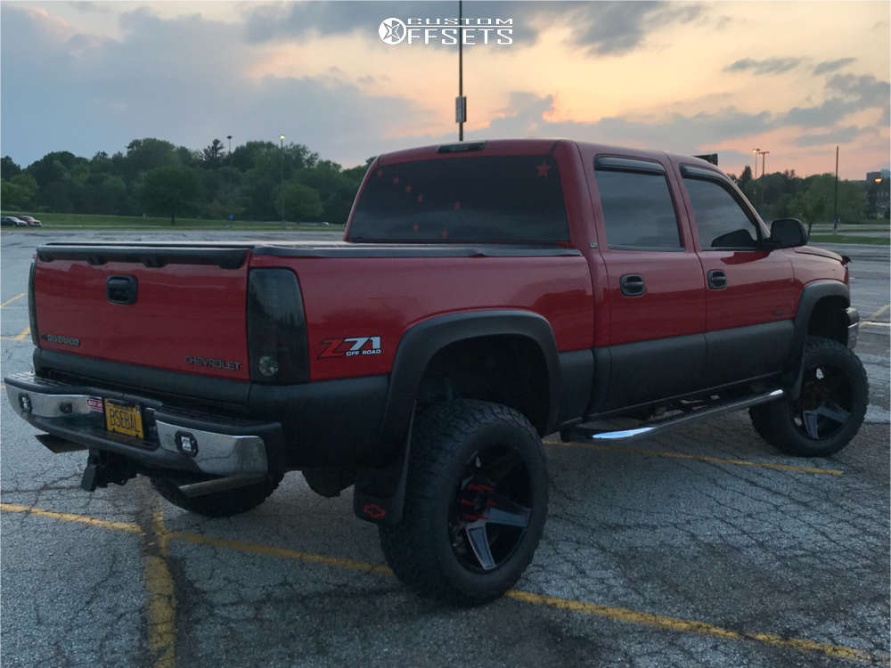2005 Chevrolet Silverado 1500 with 20x10 -25 Dropstars 648bb and 305 ...