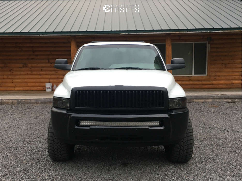 1996 Dodge Ram 2500 with 20x12 -44 TIS 544BM and 33/12.5R20 Road One ...
