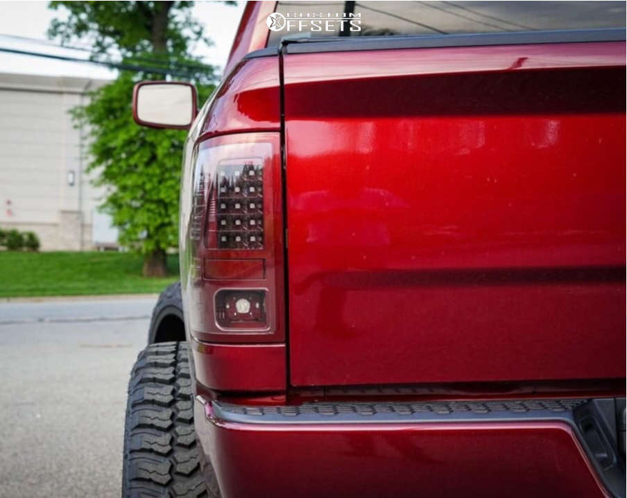 2018 Ram 1500 with 24x14 -76 RBP Atomic and 325/45R24 Nitto Terra ...