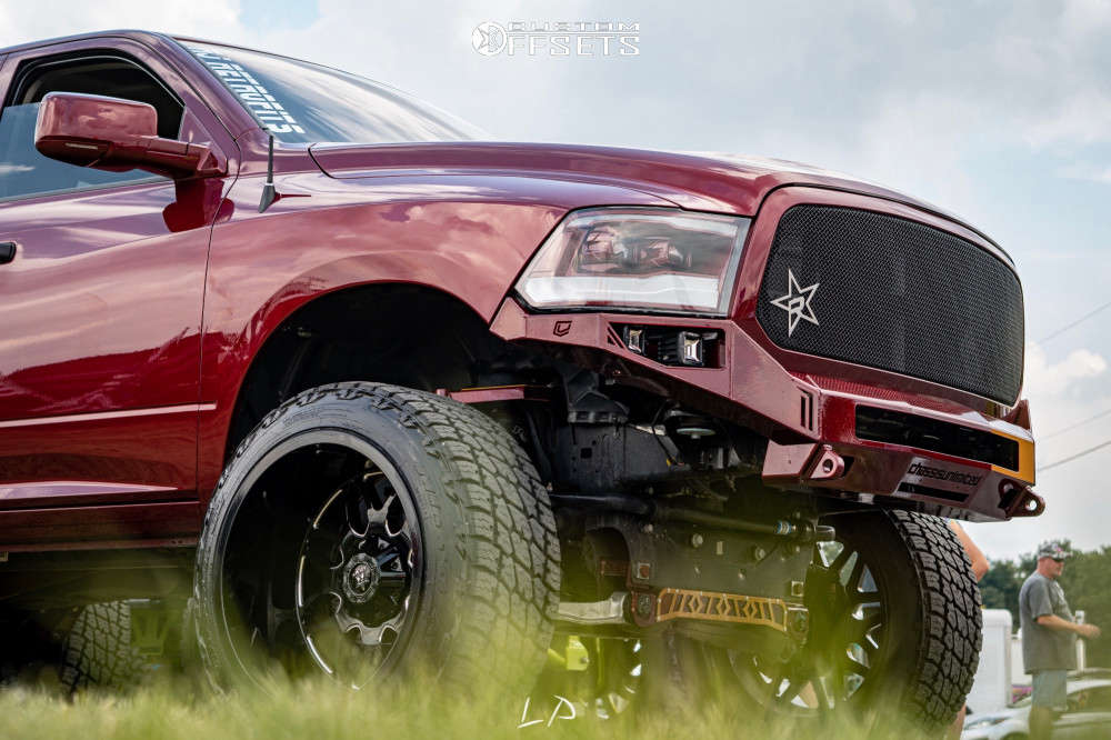 2018 Ram 1500 with 24x14 -76 RBP Atomic and 325/45R24 Nitto Terra ...