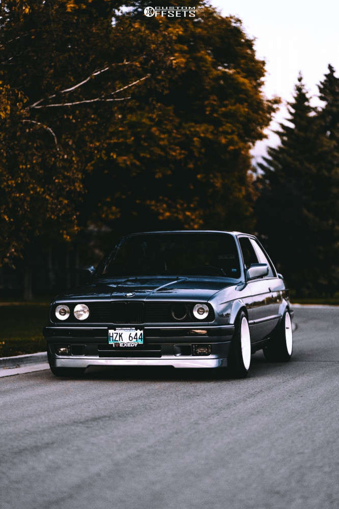 1989 BMW 325i with 16x9 15 Azev Type A and 215/45R16 Falken Azenis Rt ...