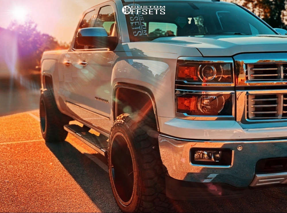 2015 Chevrolet Silverado 1500 with 20x12 -51 ARKON OFF-ROAD Lincoln and ...