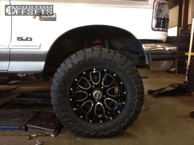 1995 Ford F-150 with 18x9 -12 Helo He879 and 33/12.5R18 Toyo Tires Open ...