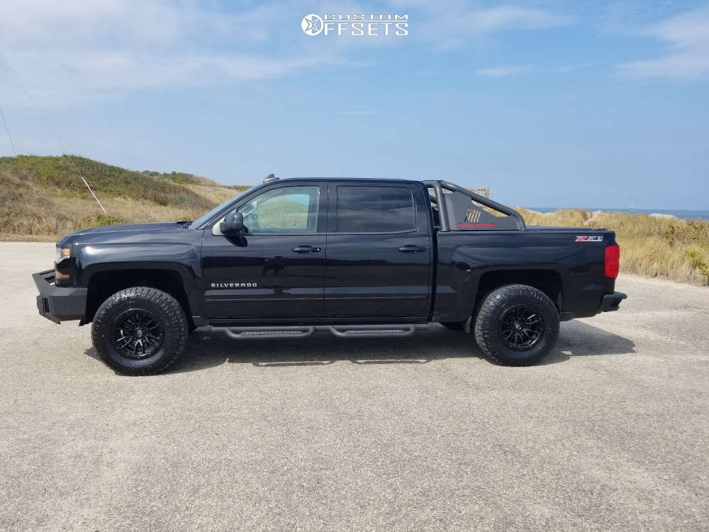 2016 Chevrolet Silverado 1500 with 17x9 1 Fuel Rebel and 285/70R17 ...
