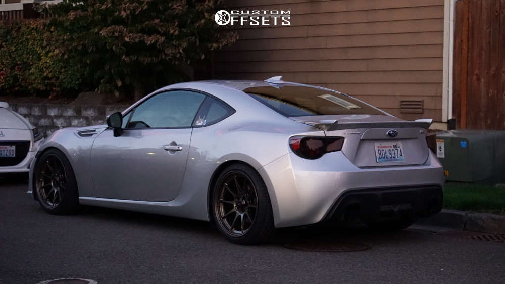 2014 Subaru BRZ with 18x9.5 35 Konig Dekagram and 245/35R18 Nexen N ...