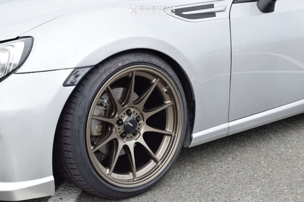 2014 Subaru BRZ with 18x9.5 35 Konig Dekagram and 245/35R18 Nexen N ...