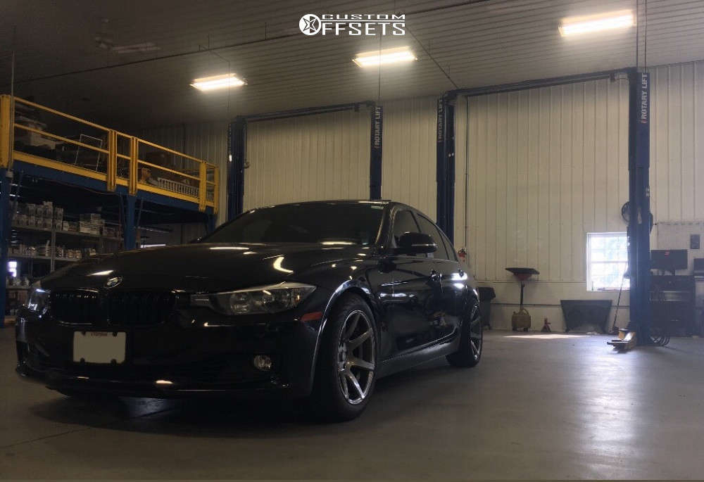 2015 BMW 328i XDrive with 17x8.5 7 7Twenty Style 55 and 225/50R17 ...