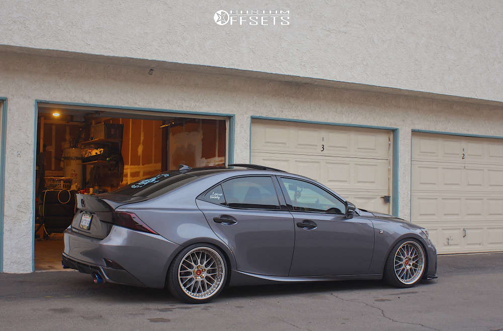 2017 Lexus IS350 with 19x8.5 21 Work VS XX and 225/35R19 Hankook Ventus ...