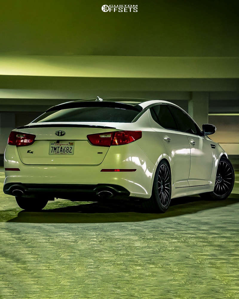 2015 Kia Optima with 18x8 45 MKW M116 and 245/35R18 Goodyear Eagle Ls ...