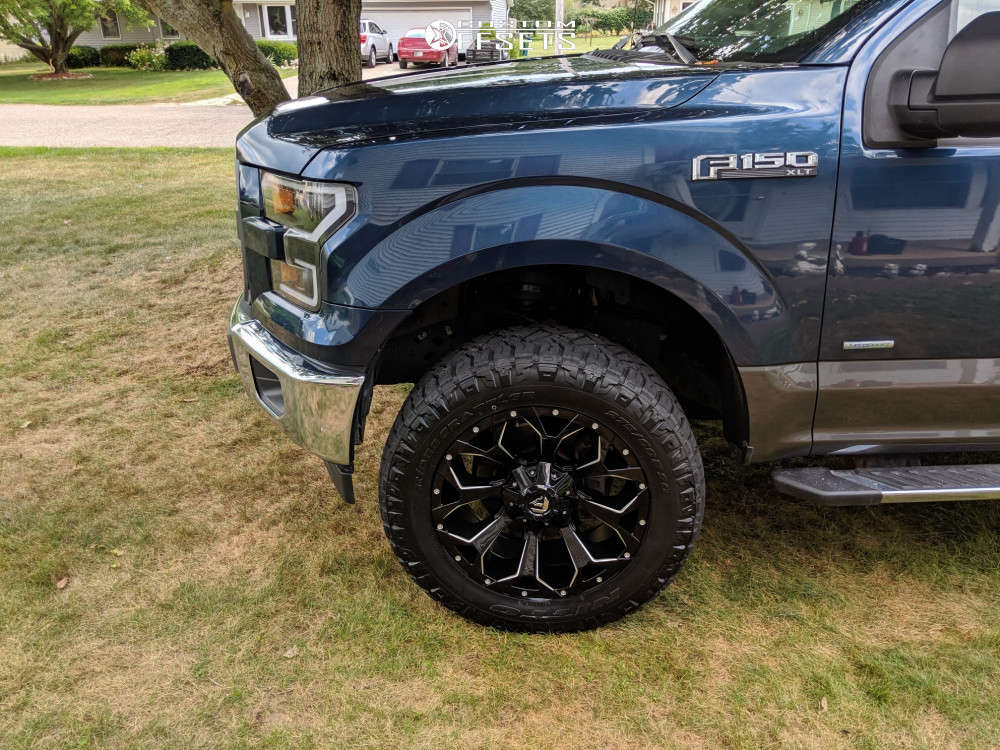2017 Ford F-150 with 20x9 -1 Fuel Assault and 275/60R20 Nitto Ridge ...