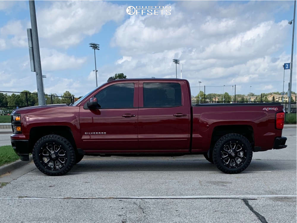 2015 Chevrolet Silverado 1500 with 20x10 -24 XD Xd825 and 33/12.5R20 ...