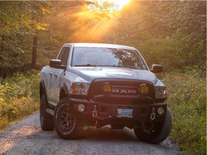 2014 Ram 1500 with 18x8 AEV Mesa and 35/12.5R18 BFGoodrich All Terrain ...