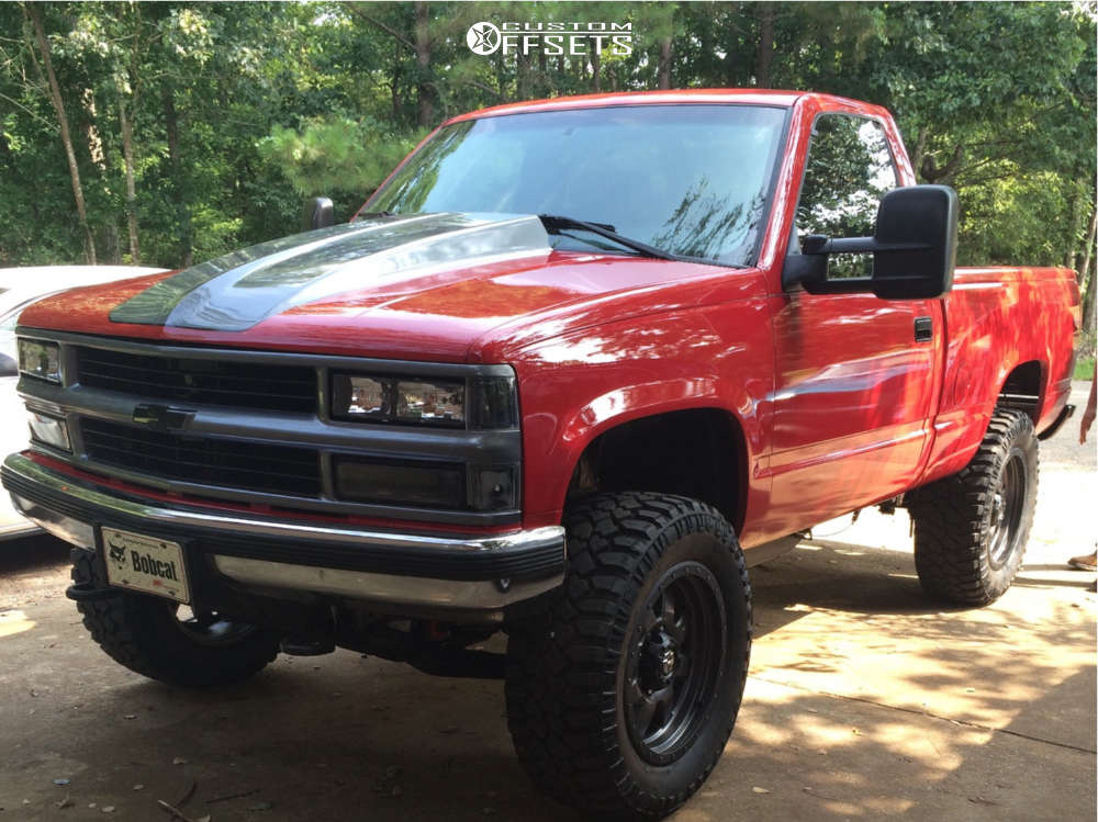 1992 Chevrolet K2500 with 20x9 20 Fuel Trophy and 35/12.5R20 Mickey ...
