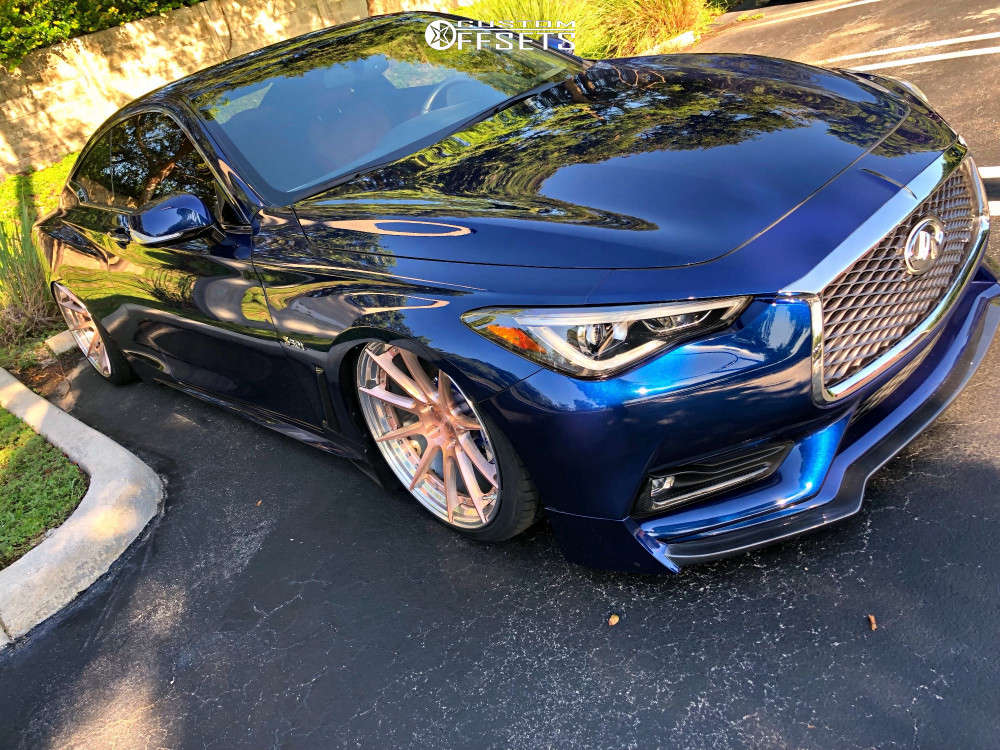2018 INFINITI Q60 with 20x9.5 20 BC Forged HCS04 and 245/35R20 Hankook ...