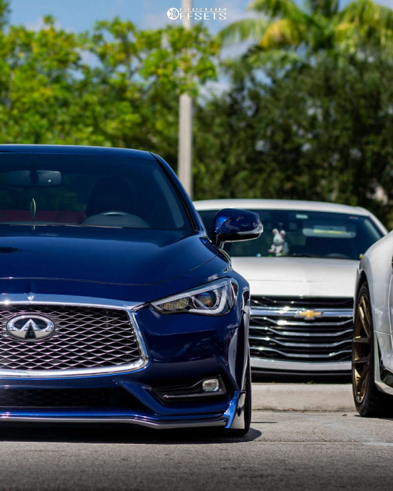 2018 INFINITI Q60 with 20x9.5 20 BC Forged HCS04 and 245/35R20 Hankook ...