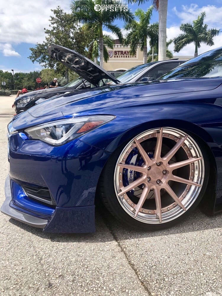 2018 INFINITI Q60 with 20x9.5 20 BC Forged HCS04 and 245/35R20 Hankook ...