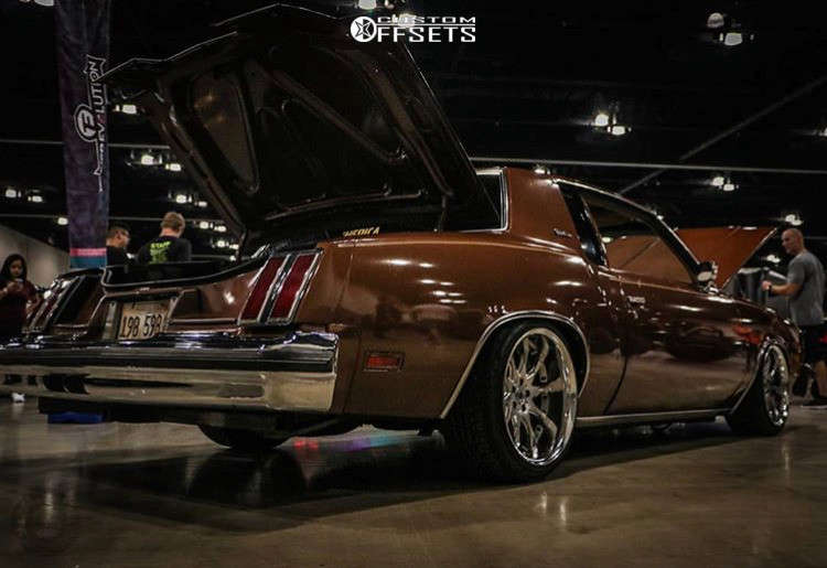 1978 Oldsmobile Cutlass Supreme with 18x10.5 15 Work Schwert Sc2 and ...