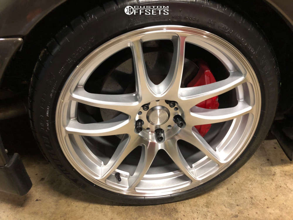 1995 Toyota Supra with 18x8.5 30 ESR Sr08 and 245/35R18 Michelin Pilot ...