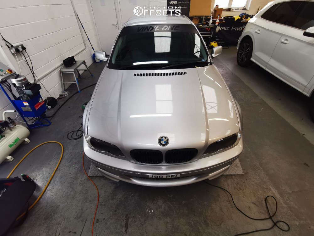 2001 BMW 325Ci with 18x9 20 Carline CM2 and 235/35R18 Nankang NS-20 and ...