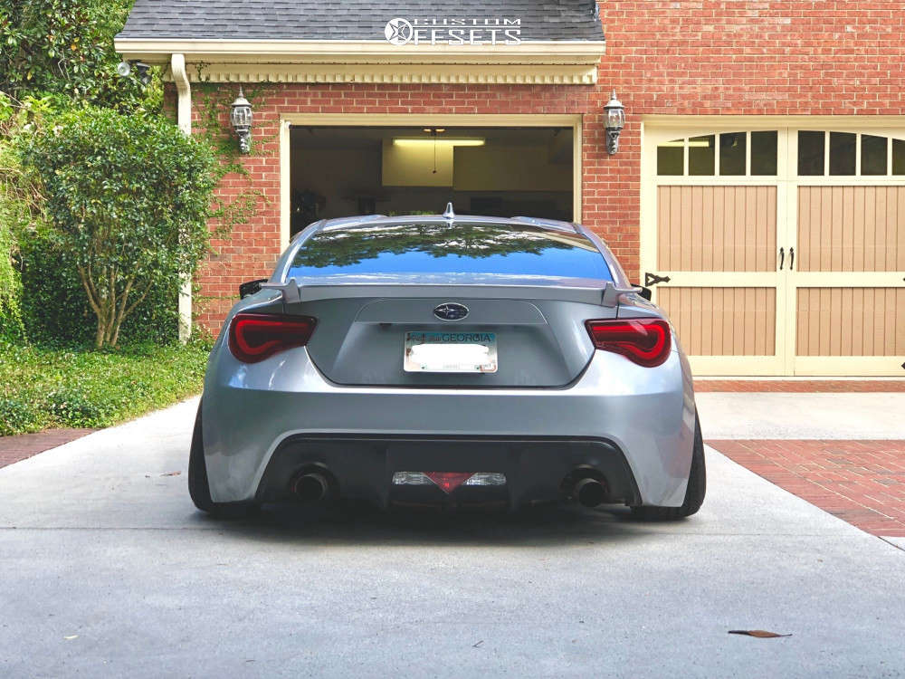 2016 Subaru BRZ with 18x9.5 35 Aodhan DS02 and 215/35R18 Achilles Atr Sport and Coilovers ...