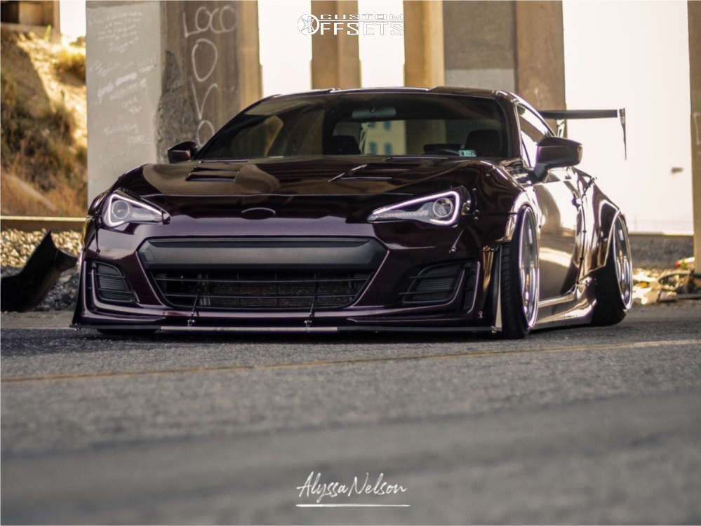 2013 Subaru BRZ with 18x10 0 CCW Lm5 and 225/35R18 Federal 595 Rs-r and ...