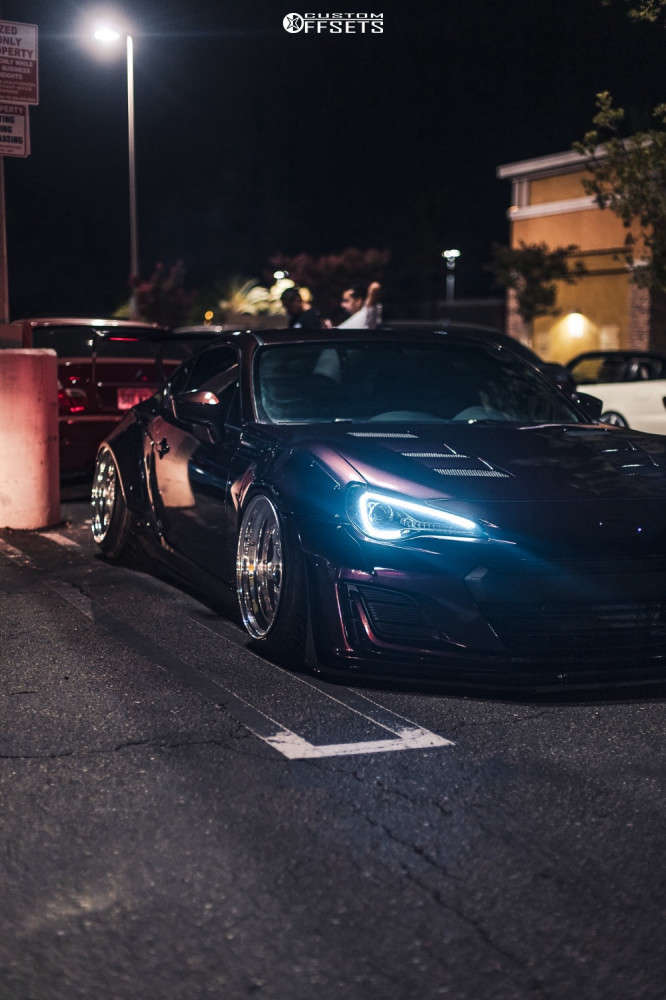 2013 Subaru BRZ with 18x10 0 CCW Lm5 and 225/35R18 Federal 595 Rs-r and ...