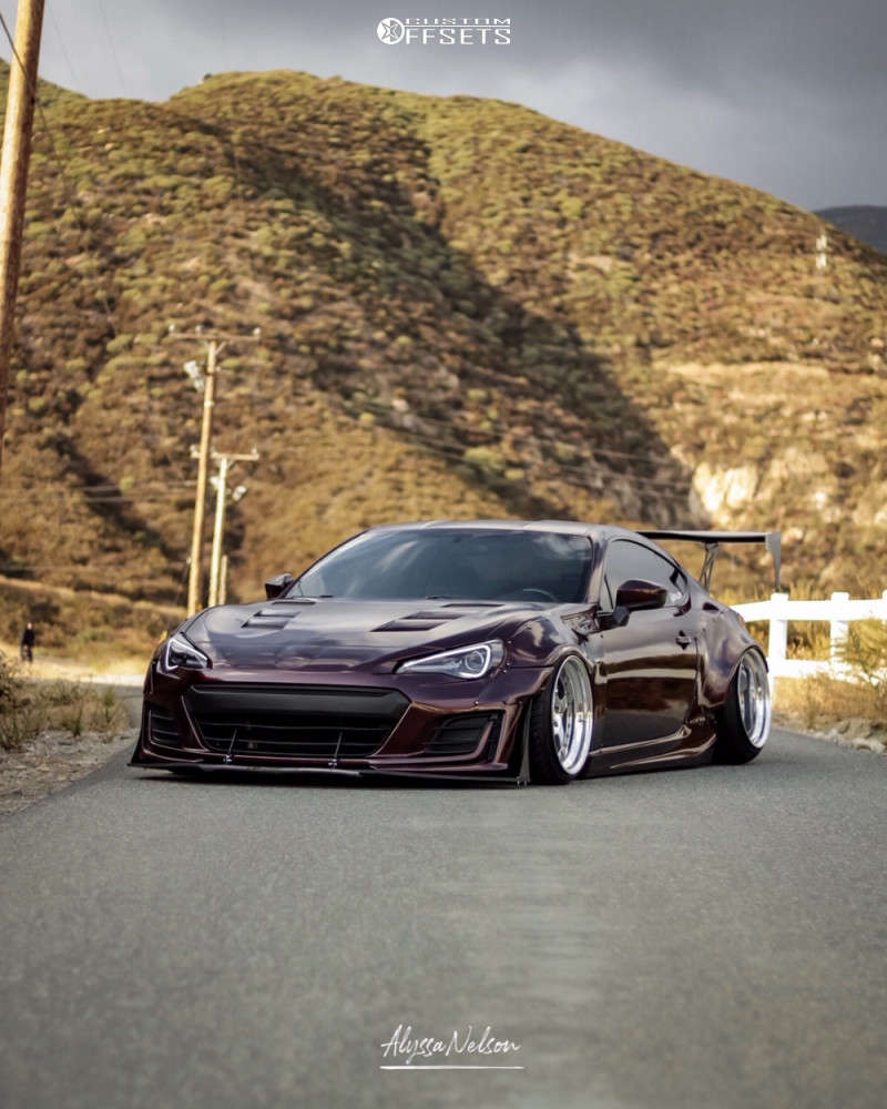 2013 Subaru BRZ with 18x10 0 CCW Lm5 and 225/35R18 Federal 595 Rs-r and ...
