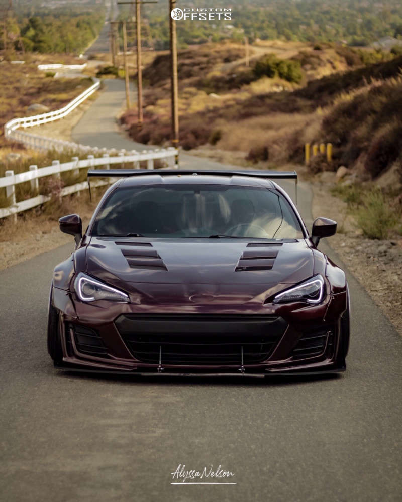 2013 Subaru BRZ with 18x10 0 CCW Lm5 and 225/35R18 Federal 595 Rs-r and ...