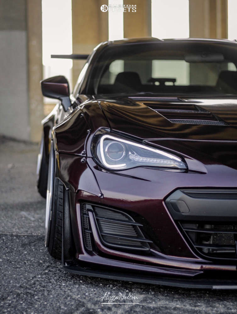 2013 Subaru BRZ with 18x10 0 CCW Lm5 and 225/35R18 Federal 595 Rs-r and ...