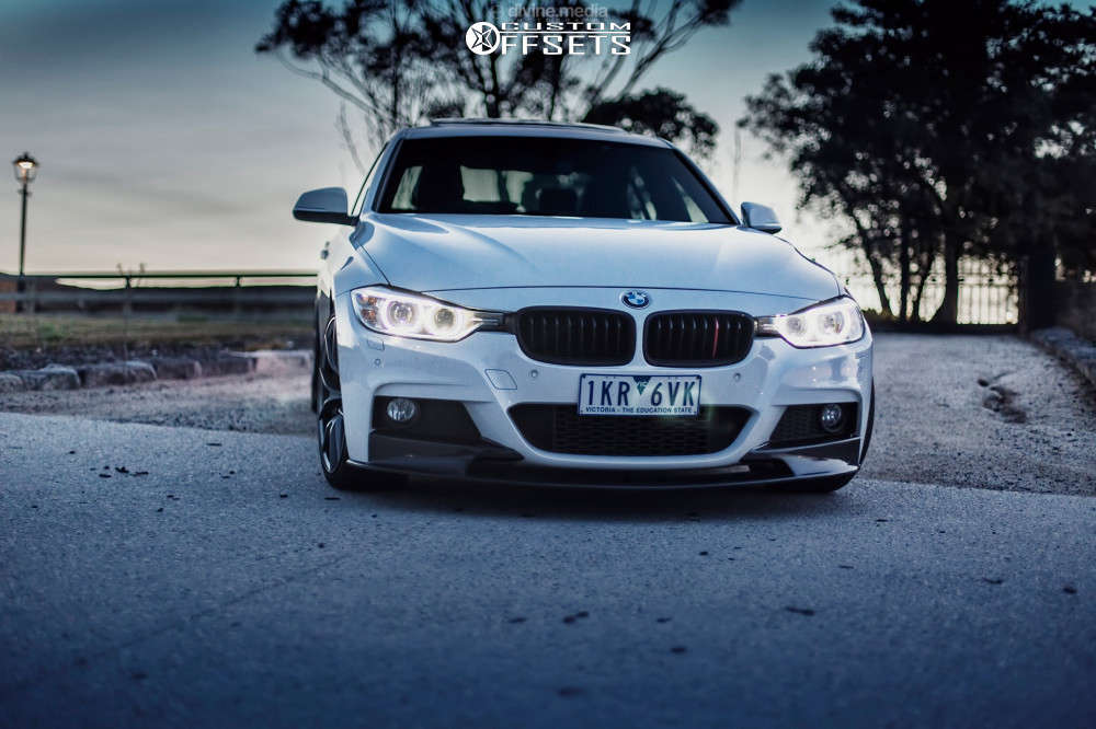 2012 BMW 328i with 19x9.5 29 OEM Wheels Style 763 and 235/35R19 ...