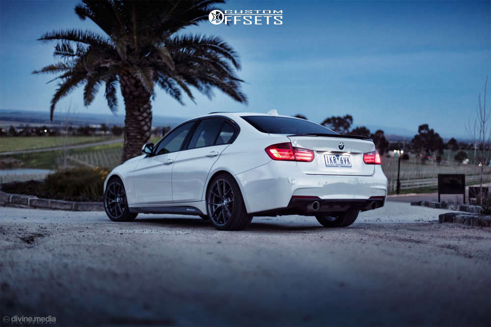 2012 BMW 328i with 19x9.5 29 OEM Wheels Style 763 and 235/35R19 ...