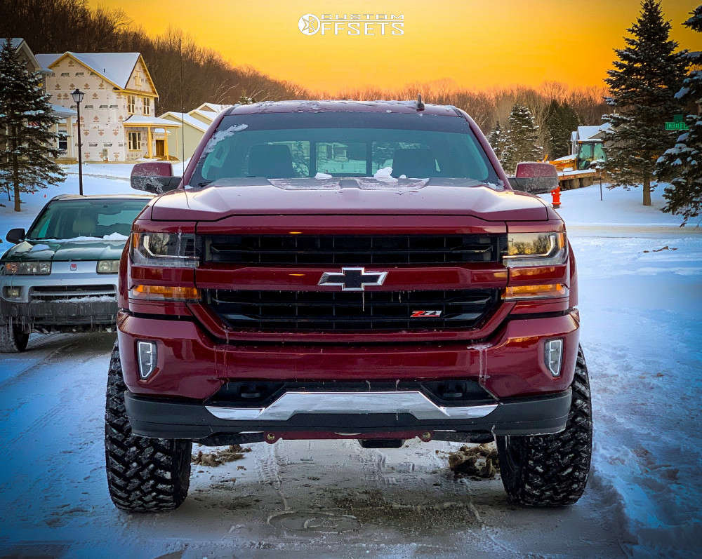 2016 Chevrolet Silverado 1500 with 20x9 0 Moto Metal Mo986 and 35/12 ...